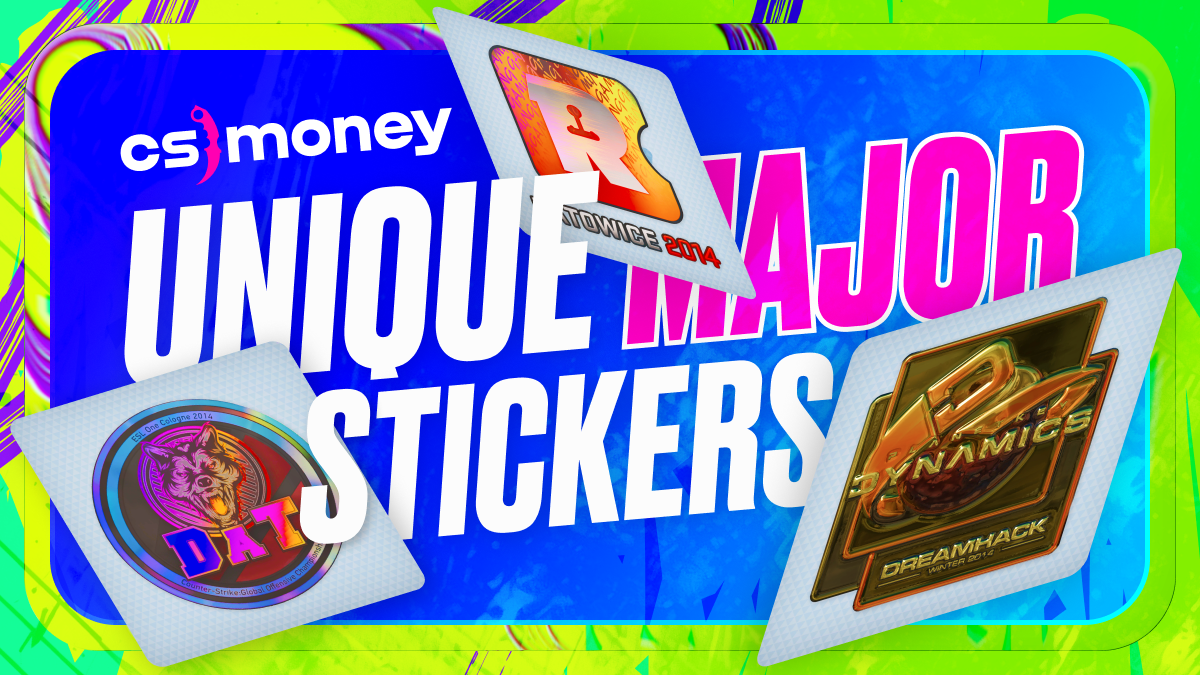Seven Unique Tournament Stickers in Counter-Strike 2