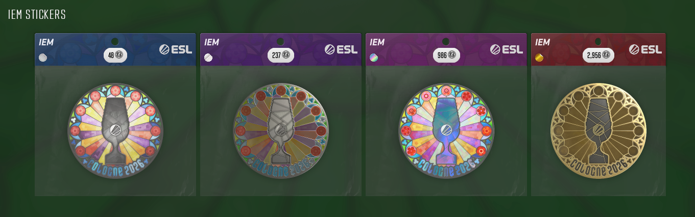 CS2 Update: IEM Cologne Major 2026 Stickers are live
