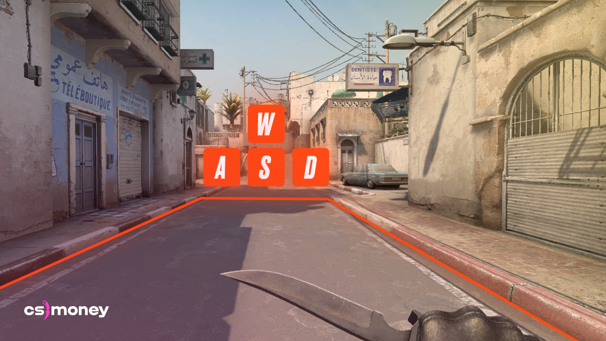 Как правильно двигаться в CS:GO?