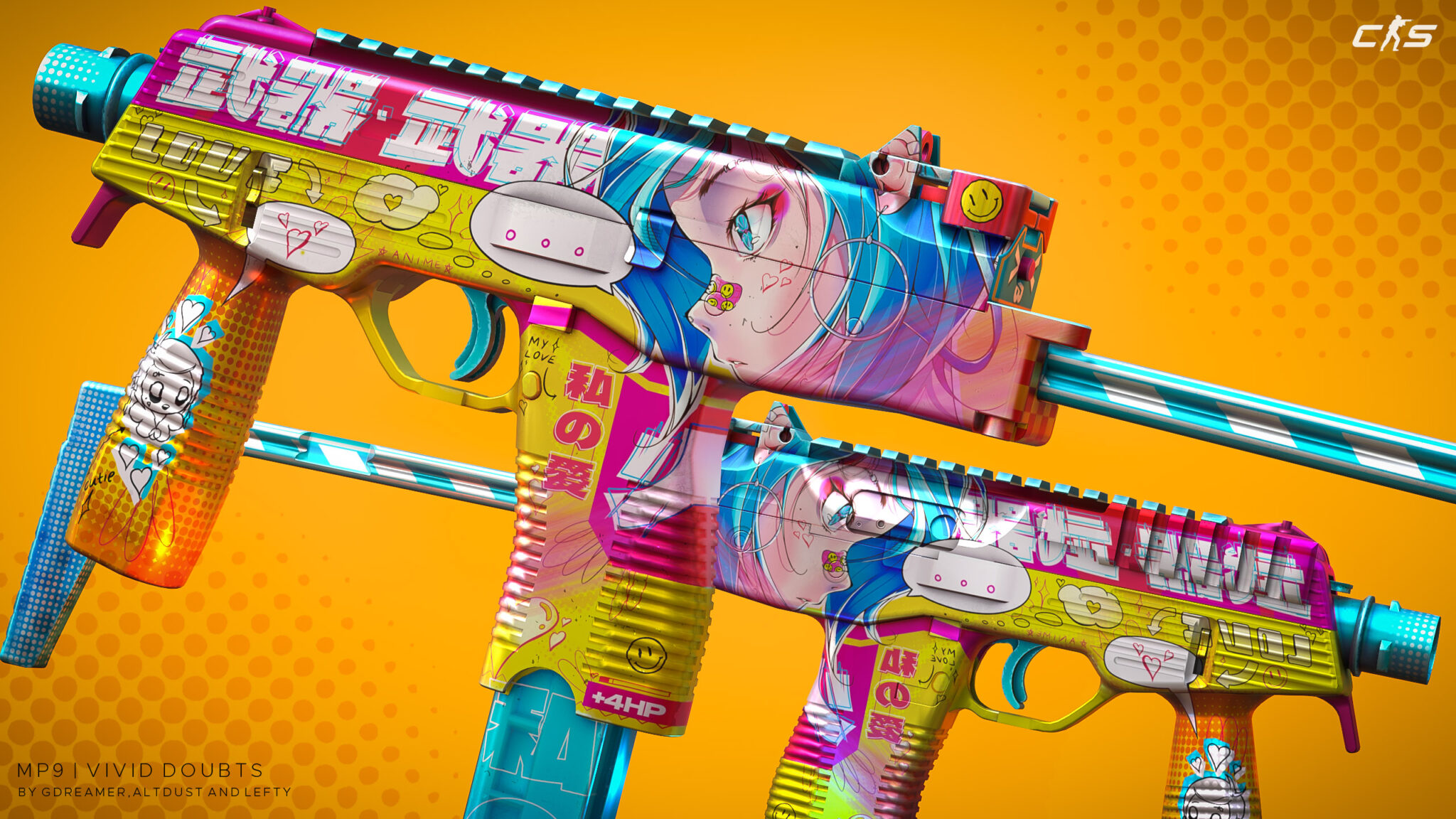 Первые крутые скины для CS2 из Мастерской Steam!