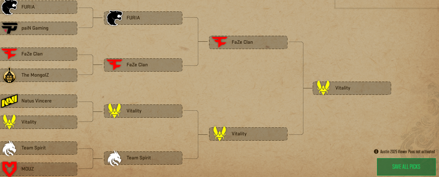 CS2 Austin Major: Pick’Ems and Playoff Predictions