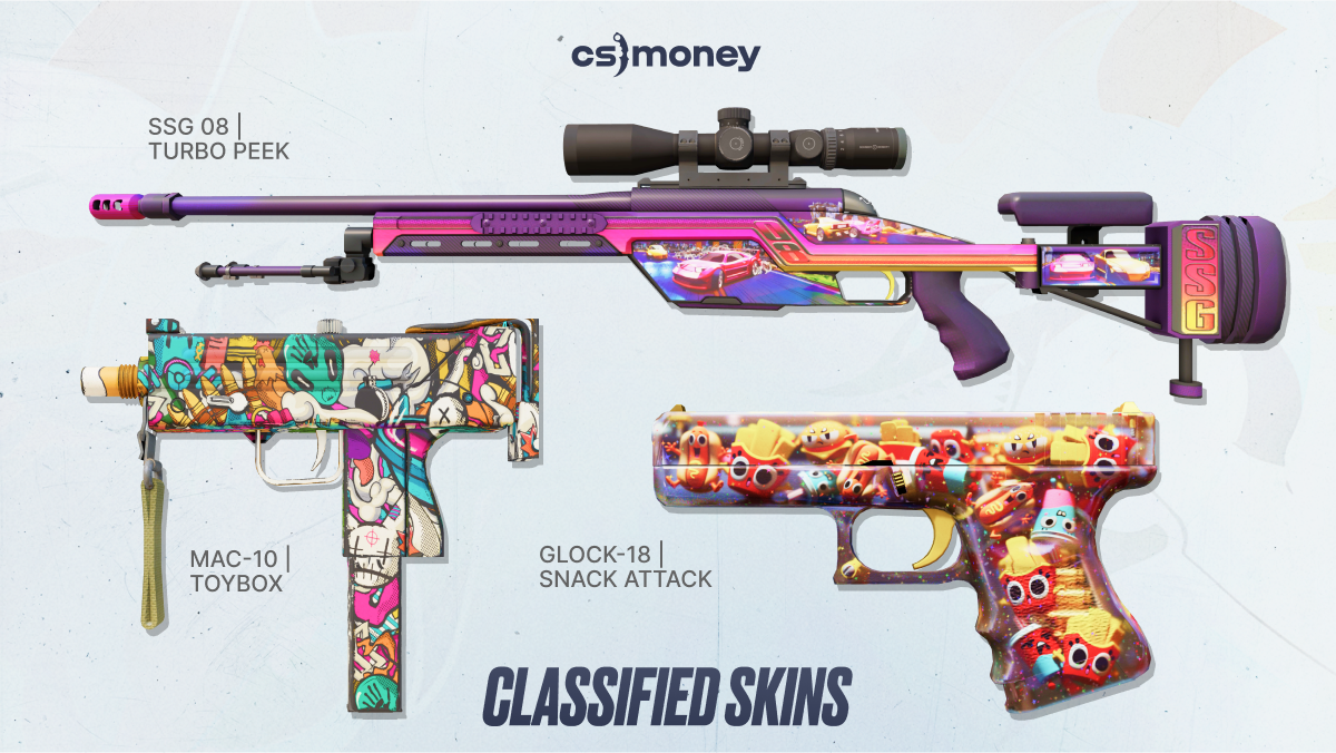 Full Skin List from the Operation Riptide Case