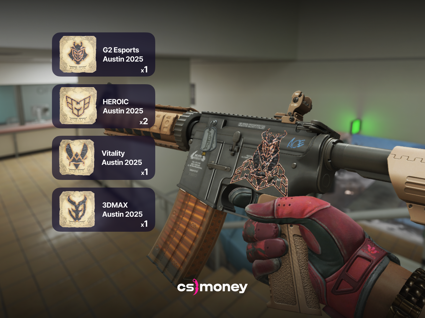 Top 5 Counter-Strike 2 Sticker Crafts of October