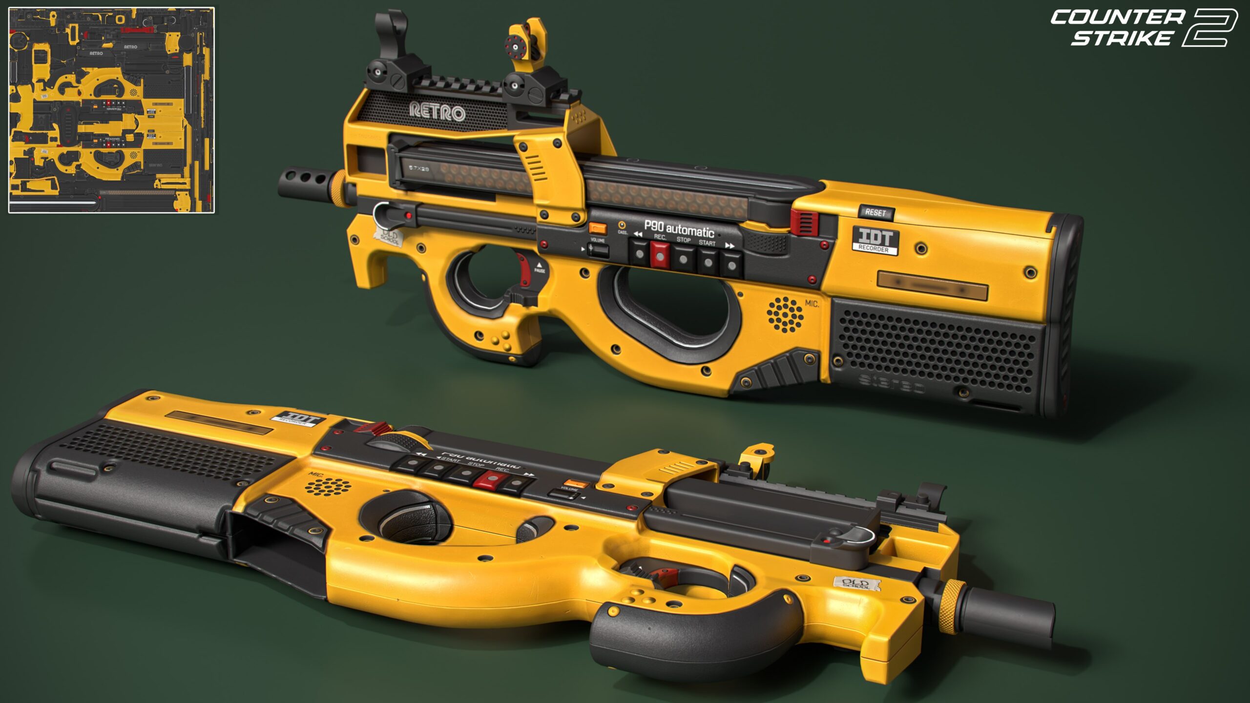 New Spy Tech Themed Skins for CS2