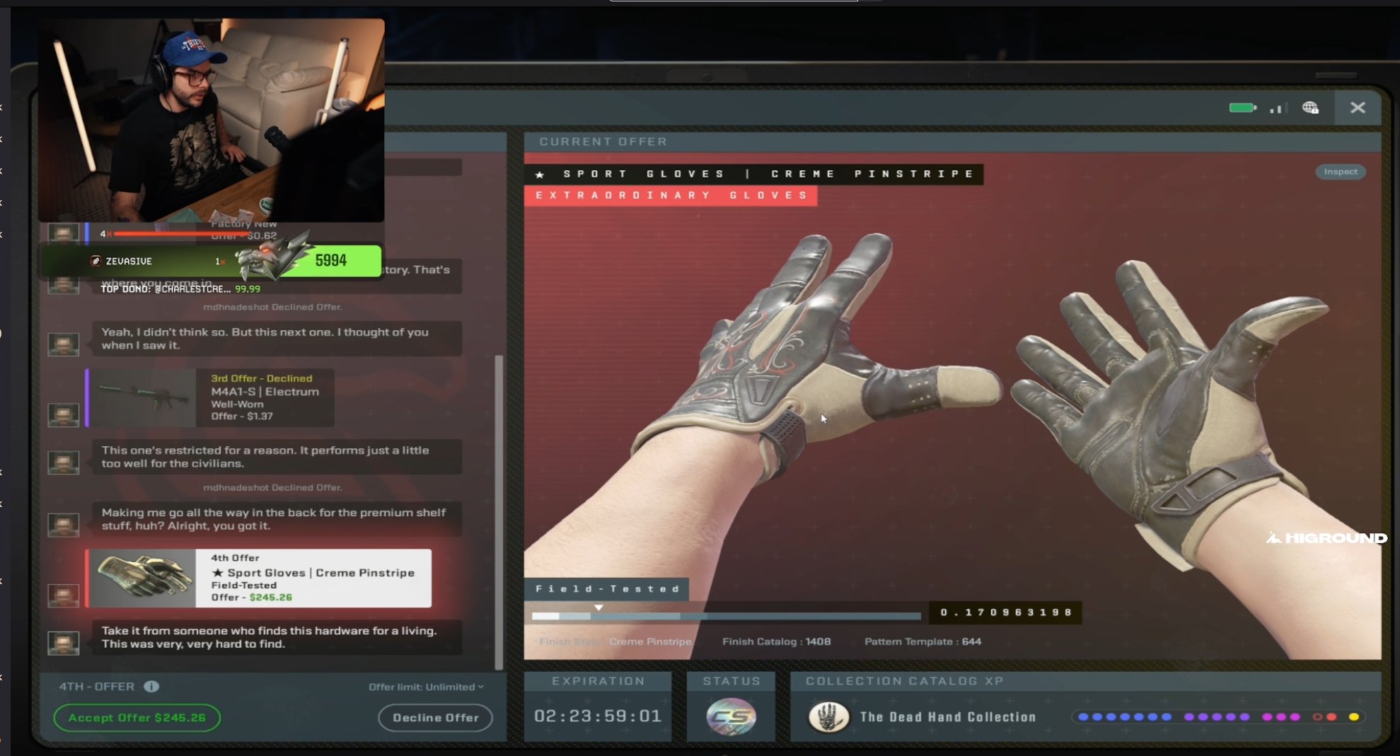 The Dead Hand Terminal Update: New Gloves and Skins!